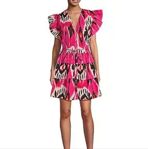 Ro's Garden | Dresses | Ros Garden Hunan Boyfriend Printed Cap Sleeve ...